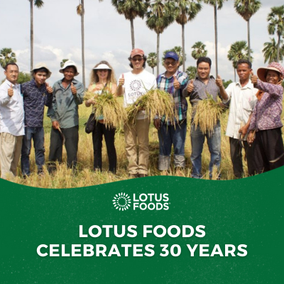 Lotus Foods Celebrates 30 Years of Cultivating Connection with Impact,