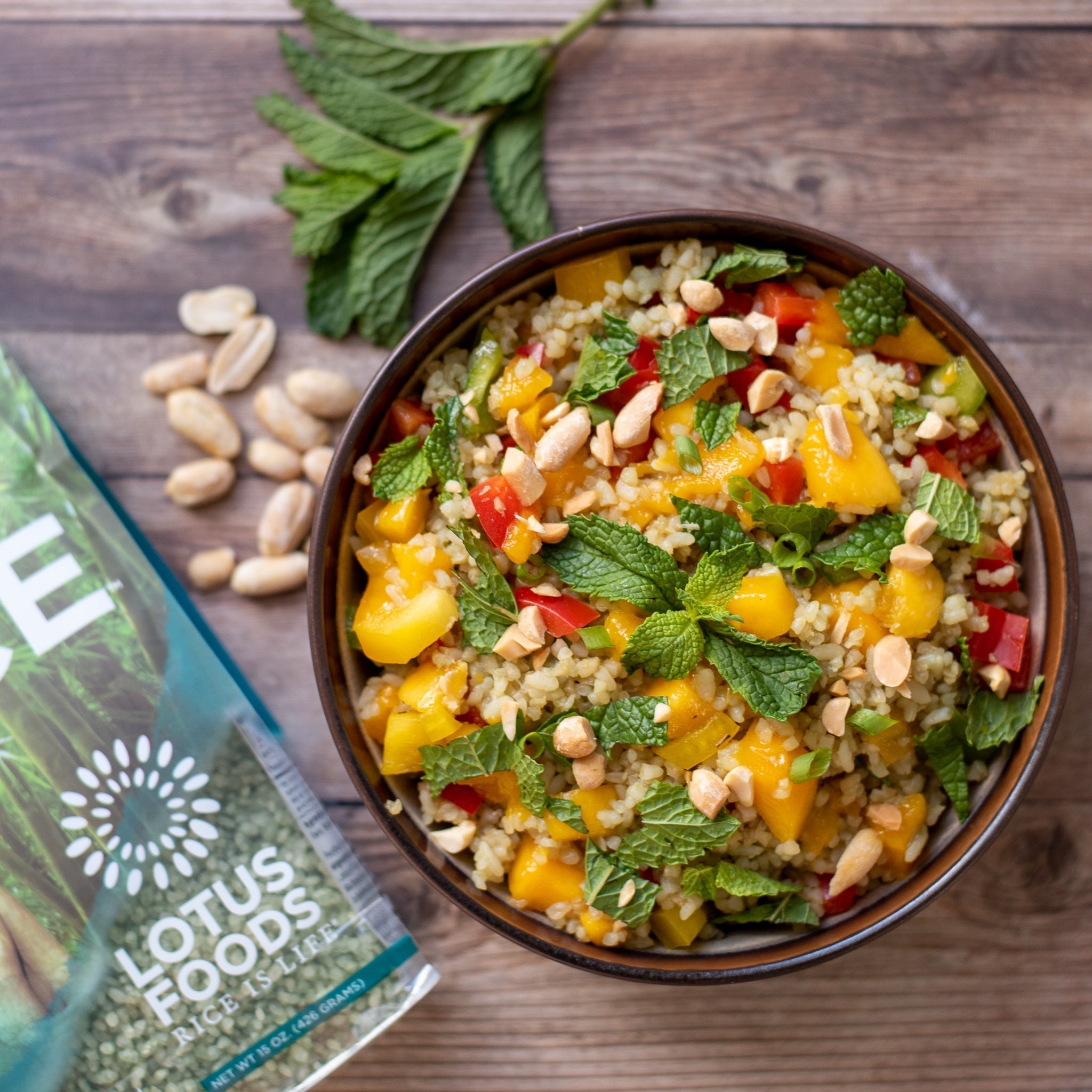 Jade Pearl Rice™ Salad – Lotus Foods