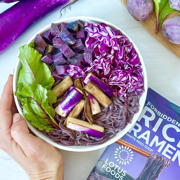 Purple Ramen Veggie Soup – Lotus Foods