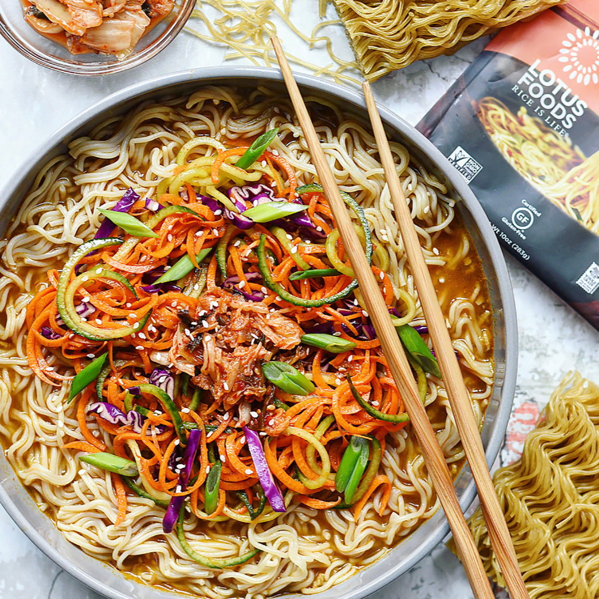 Sweet & Sour Kimchi Ramen – Lotus Foods