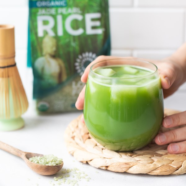 Iced Matcha Latte – Lotus Foods